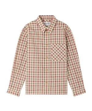 Bonpoint Check-pattern Long Sleeve Shirt