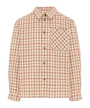 Bonpoint Check-pattern Shirt - Nude