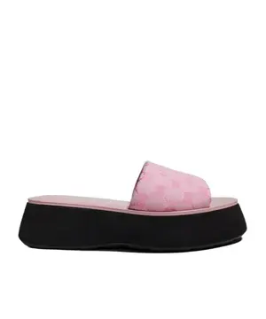 Gucci Flatform Slide Sandal - Pink