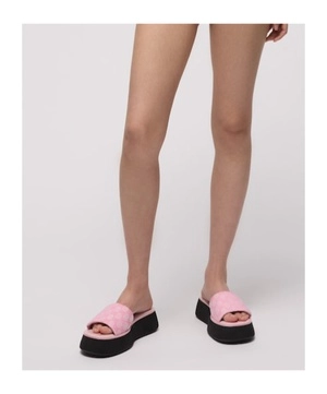 Gucci Flatform Slide Sandals - Pink