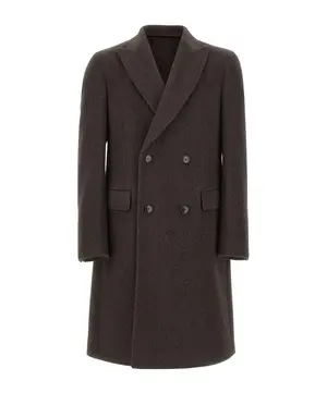 Hugo Boss Double-breasted Long-sleeved Coat