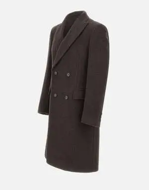 Hugo Boss Double-breasted Long-sleeved Coat
