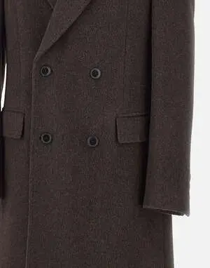 Hugo Boss Double-breasted Long-sleeved Coat