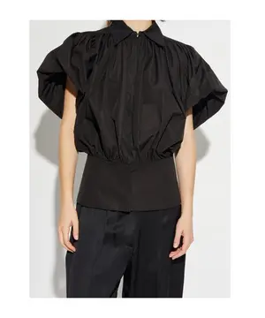 LANVIN Puff Sleeved Gathered Top