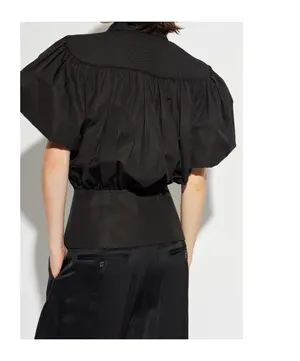 LANVIN Puff Sleeved Gathered Top