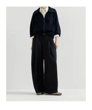 Brunello Cucinelli Cotton And Silk Interlock Track Trousers