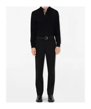 Burberry Long-sleeve Polo Shirt