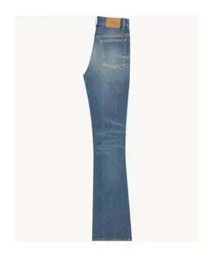 Saint Laurent Clyde High-rise Straight Jeans