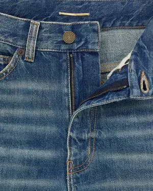 Saint Laurent Clyde High-rise Straight Jeans