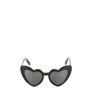 Saint Laurent Heart-shaped Logo Sunglasses