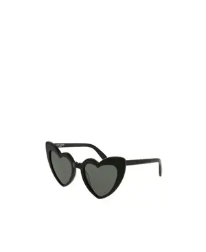 Saint Laurent Heart-shaped Logo Sunglasses