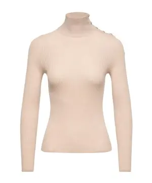 Moncler Textured Wool Sweater - Nude