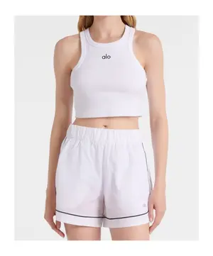Alo Yoga Striped Detail Shorts