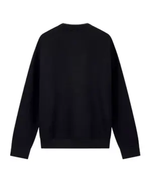 Emporio Armani Double Jersey Sweatshirt With Eagle Embroidery
