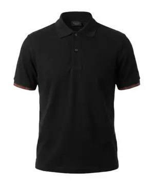 Gucci Silk Jersey Polo Shirt With Web