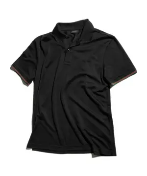 Gucci Silk Jersey Polo Shirt With Web
