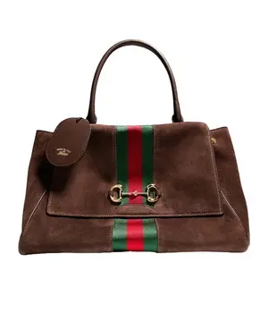 Gucci Paparazzo Medium Top Handle Bag - Dark Brown
