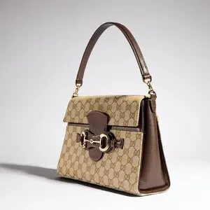 Gucci Horsebit Duomo Medium Top Handle Bag - Sand/dark Brown