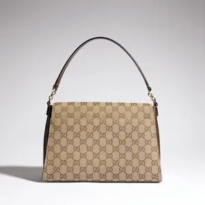 Gucci Horsebit Duomo Medium Top Handle Bag - Sand/dark Brown