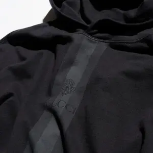 Gucci Hooded Sweatshirt With Muted Web