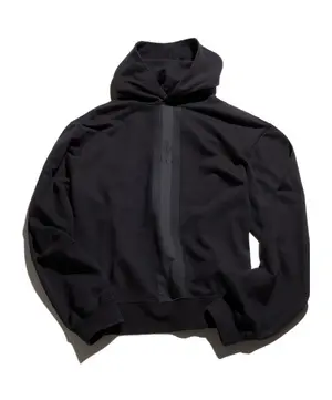 Gucci Cotton Hooded Sweatshirt With Muted Web And Crest Print - Black