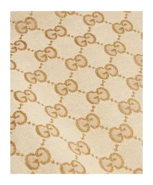 Gucci Gg Cotton Canvas Midi Skirt