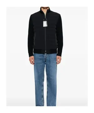 Emporio Armani Quilted Panel-sleeve Jacket
