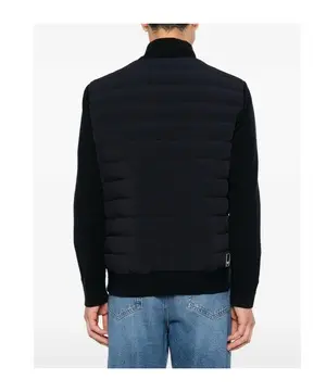 Emporio Armani Quilted Panel-sleeve Jacket