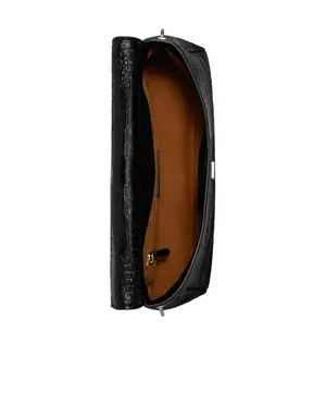Tory Burch Croc-effect Logo-plague Tote Bag