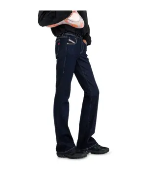 DIESEL® D-ebbey Low Waist Bootcut Jeans - Dark Blue