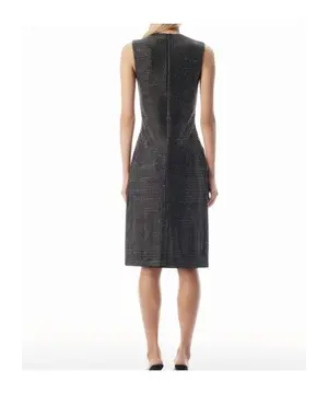 Alexander Wang Crystal Embellished Sleeveless High-neck Top
