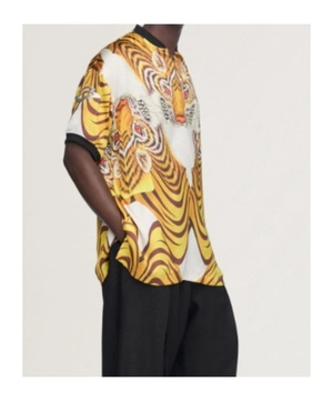 Y3 Tiger-print Short-sleeve Top