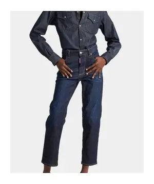 Dsquared2 Dark Wash Belt Loop Jeans