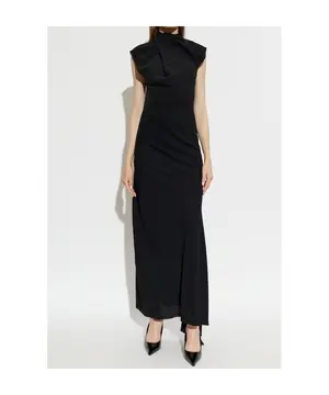Attico Draped Scarf-back Dress