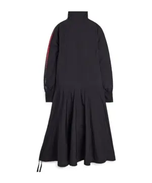Y3 Logo-print Zip-fastening Midi Dress