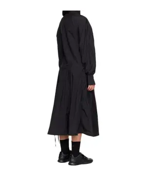 Y3 Logo-print Zip-fastening Midi Dress