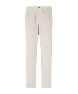 Eleventy Pleated Drawstring Trousers - Sabbia