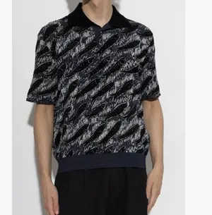 Jacquemus Fish-print Polo Shirt