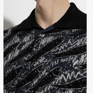 Jacquemus Fish-print Polo Shirt
