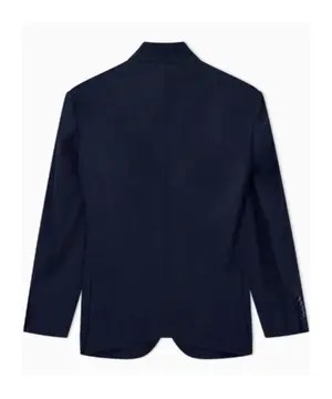 Giorgio Armani Blazer One Shot Regular Fit In Fluid Virgin Wool