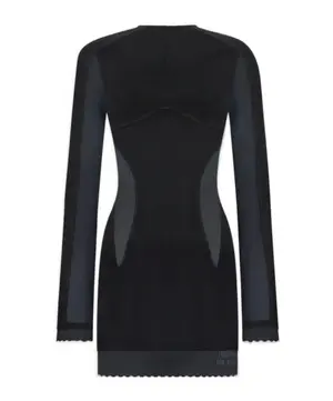 Attico Mini Dress - Black