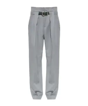 Attico Pleated Casual Pants - Grey