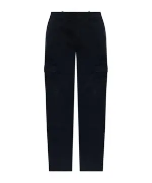 Etro Casual Trousers With Belt Loops - Navy Blue