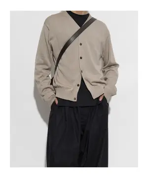 Jacquemus V-neck Long-sleeved Knit Top