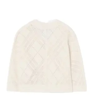 Burberry Cashmere Knit Cardigan And Trouser Set