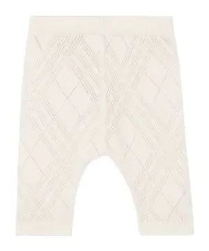 Burberry Cashmere Knit Cardigan And Trouser Set