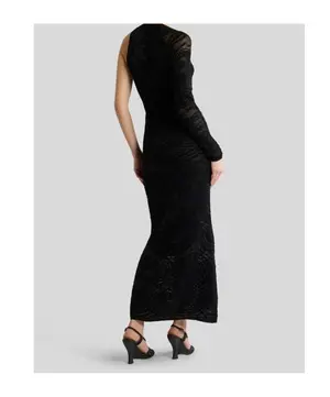 Etro Jacquard Long Dress With Paisley Motif