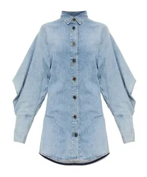 Attico Denim Skirt - Blue