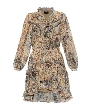 Etro Long-sleeved Dress - Beige
