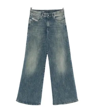 DIESEL® Wide-leg Jeans - Blue